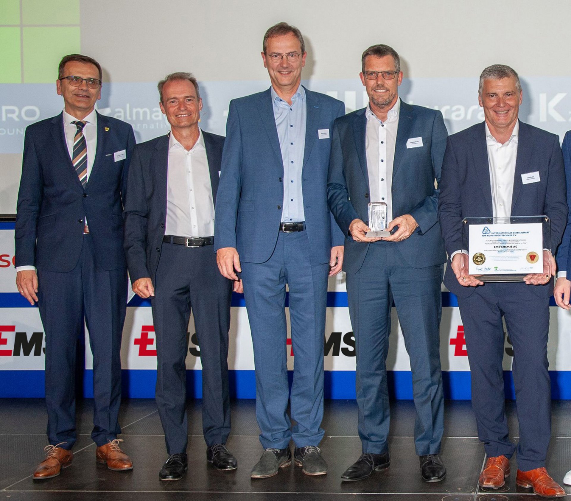 EMS-GRIVORY triple prize winner at the SPE-Awards 2024