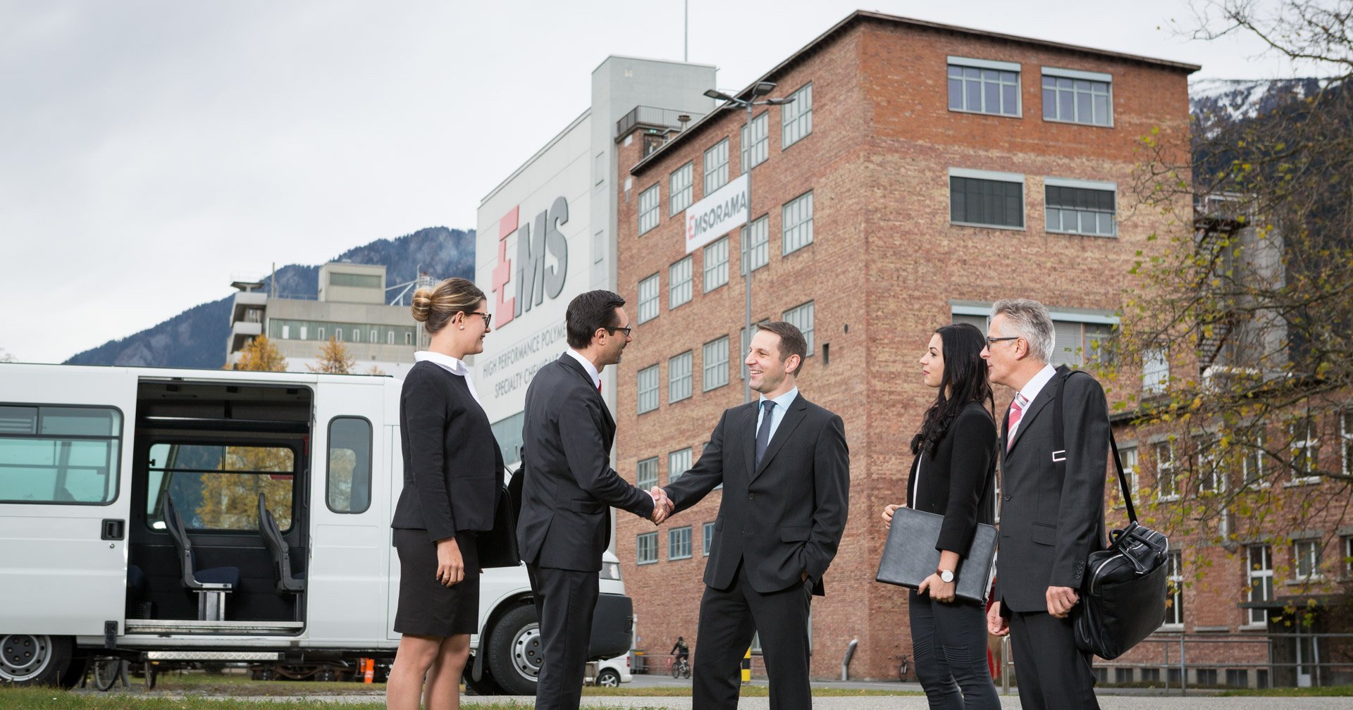 The start at EMS - EMS-Gruppe