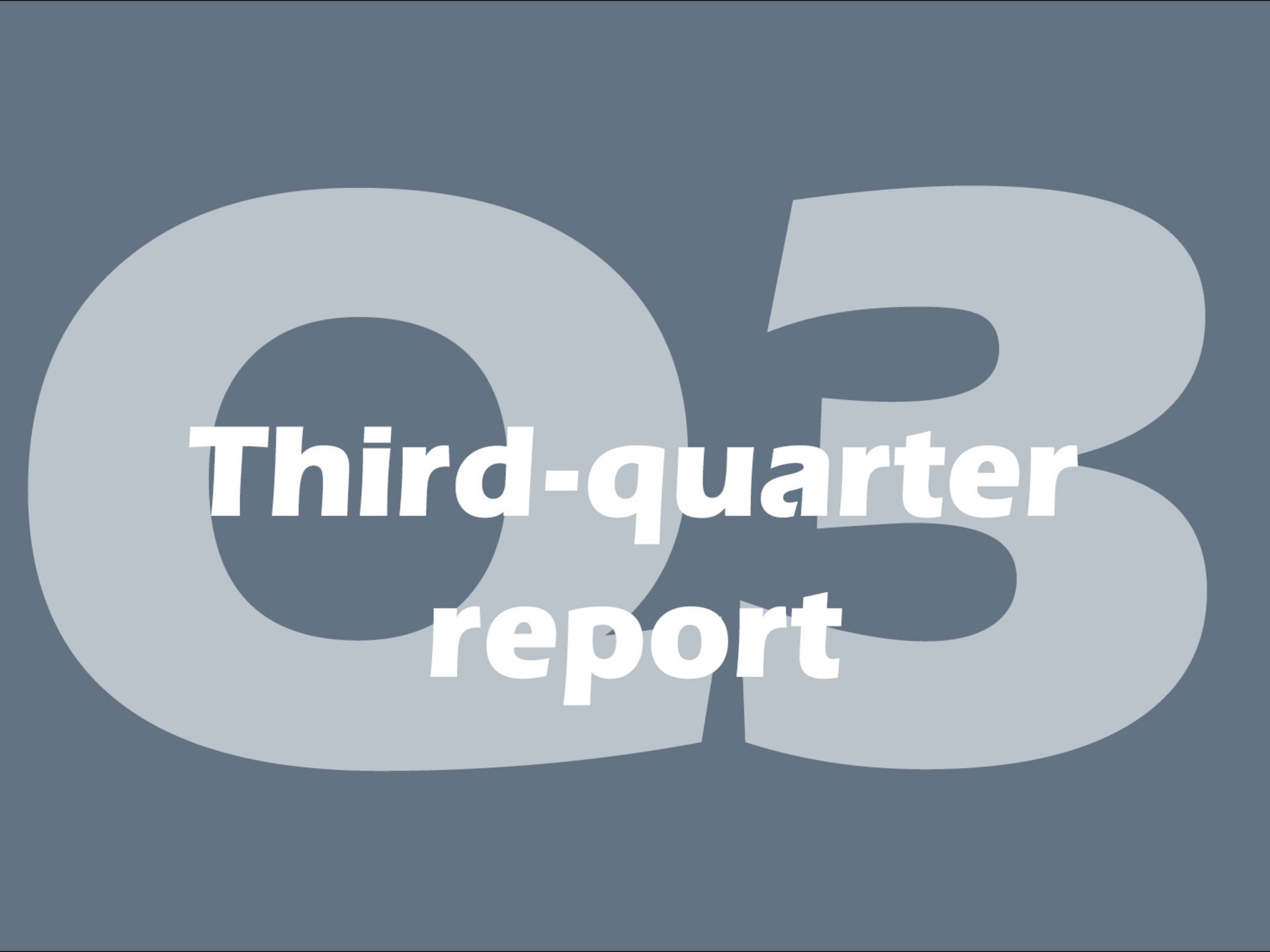 Third-quarter report 2023 (January - September 2023) of the EMS Group
