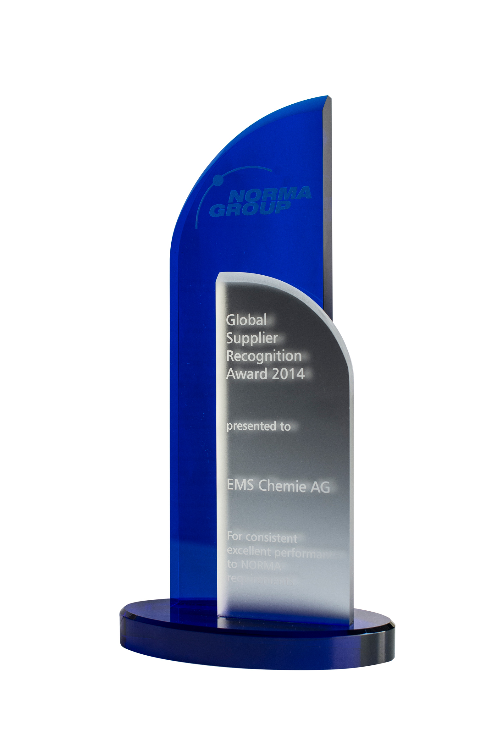 EMS-GRIVORY receives "Global Supplier Recognition" Award from the NORMA ...